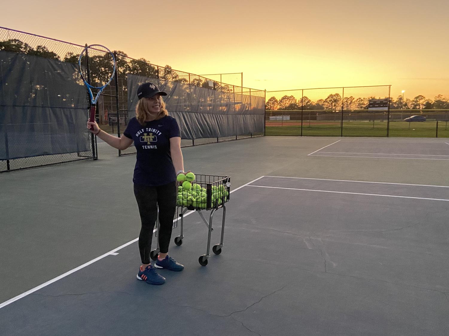 Coach Brings Pro Experience to Tennis Team – the growl